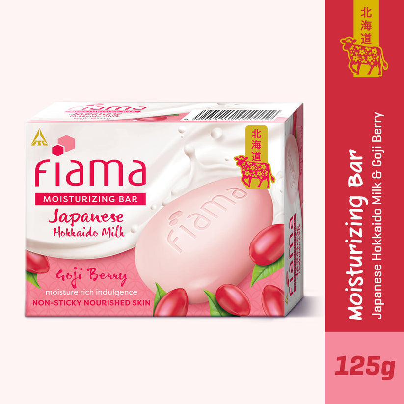 Fiama Japanese Hokkaido Milk Bar Goji Berry 125g